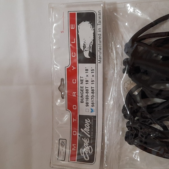 Eagle Iron | Storage & Organization | Motorcycle Bungee Net New In Bag ...